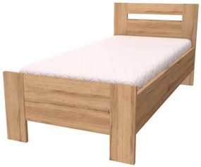 Jednolůžková postel MONTY, 90×200 cm Dekor: Dub harmony