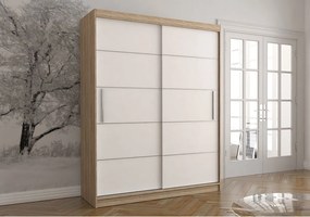 IDZ Šatní skříň Vista bez zrcadla (150 cm) Barva dřeva: Sonoma/Bílá