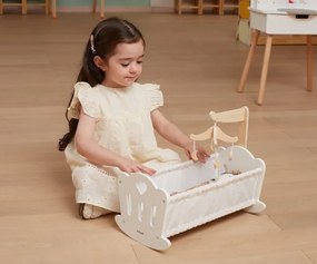 Dřevěná postýlka pro panenky Viga 44235 PolarB