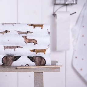 Kuchyňský froté ručník s jezevčíkem Dachshund Love - 40*66 cm