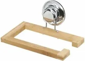 Compactor Bestlock SPA Bamboo Držák na toaletní papír bez vrtání chrom