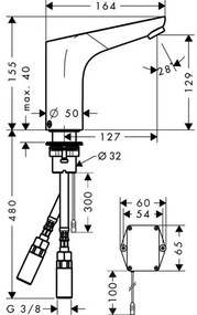 Hansgrohe Focus elektronická umyvadlová baterie  31171000