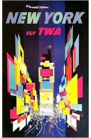 Retro cedule - TWA Times Square