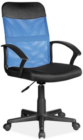 Signal Kancelářská židle Q-702 modrá/černá