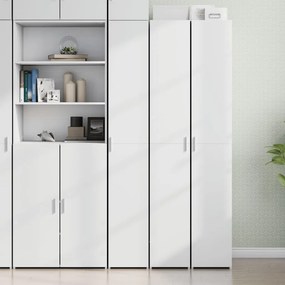 Skříň highboard bílá 30 x 42,5 x 185 cm kompozitní dřevo 3281392