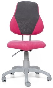 ALBA židle FUXO V-line Růžová/šedá