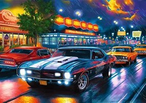 TREFL Puzzle Premium Plus Noční jízda / 1000 dílků / 68,3 x 48 cm / Dě