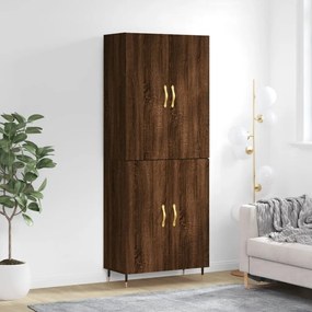 vidaXL Skříň highboard 69,5 x 34 x 180 cm kompozitní dřevo [3195664] Barva: šedá sonoma