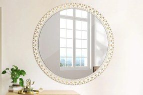 Kulaté dekorativní zrcadlo na zeď Indian mandala fi 100 cm
