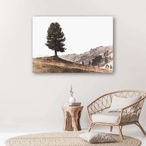Obraz na plátně Strom Hory Příroda - 90x60 cm