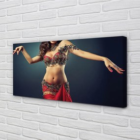 Obrazy na plátně žena tančí 100x50 cm