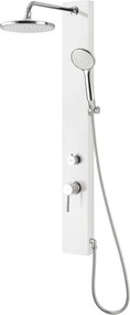 Aqualine Figa - Sprchový panel s baterií 125x1050 mm, bílá SL230