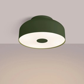 Sollux Lighting Stropní svítidlo OMIQ olivově zelené