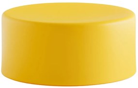 OnaDnes -20% Pedrali Žlutý kulatý plastový taburet Wow 470 O 66 cm