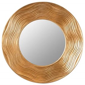 Noble Home Zlaté nástěnné zrcadlo Circle