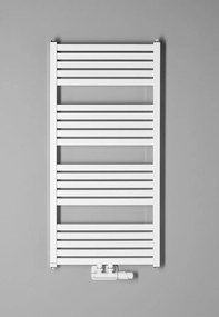 Bruckner, GRUNT topidlo 500x1050 mm, středové připojení, bílá, 600.121.4