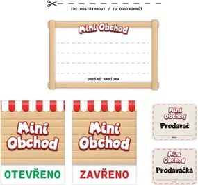RAPPA Elektronická pokladna Mini obchod růžová / Hračka / Čtečka se zv