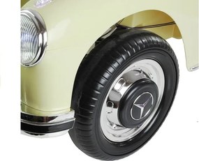 LEAN CARS Autíčko na baterii Mercedes 300S, béžové