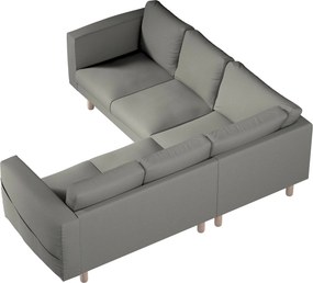 Potah na pohovku IKEA Norsborg rohová 4-místná barva šedá látka pletený vzor