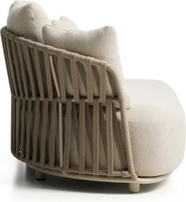 Béžová/taupe zahradní modulární pohovka 170 cm Osani – Kave Home