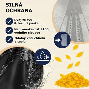 Ochranná plachta na pivní set BEER COVER, 180x90x74cm, antracitová Kingsleeve