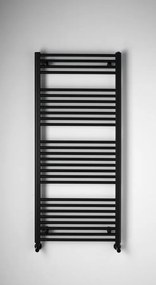 Aqualine Direct otopné těleso rovné boční připojení 600 x 1320 mm černá mat ILR36B
