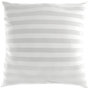 Kvalitex Povlak na polštář Atlas grádl 20mm proužek bílý s hotelovou kapsou 50x70cm 50x70cm