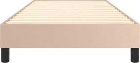 Rám postele s boxspringem cappuccino 100x200 cm umělá kůže 3120687