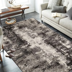 Moderní vzorovaný koberec béžové barvy do obývacího pokoje Šířka: 200 cm | Délka: 290 cm