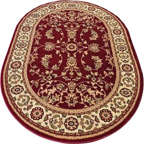 Koberec Orient N001 červený ovál