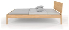 Dvoulůžková postel z bukového dřeva 140x200 cm v přírodní barvě Ammer – Skandica