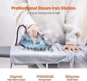 Napařovací žehlička 1600 W na prádlo Automatické vypínání Samočištění pro žehlení