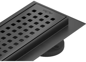 Mexen Flat 360° M08 otočný lineární odtok 60 cm, černý - 1725060-40