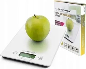Esperanza EKS002W Lemon kuchyňská váha bílá / max hmotnost 5 kg / indi