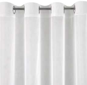 ZÁCLONA NA KROUŽCÍCH LUCY 350X250 CM BÍLÁ