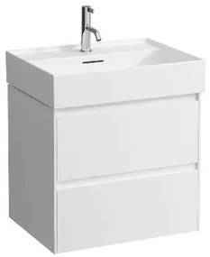 Laufen Lani - Umyvadlová skříňka, 58x44x52 cm, 2 zásuvky, lesklá bílá H4035321122611