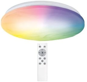 Stropní světlo solight led smart stropní světlo wave, 30w, 2300lm, wifi, rgb + cct, dálkové ovládání