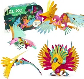 CLIXO Tropical Birds - magnetická stavebnice 22 kusů
