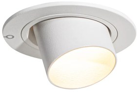 Moderní vestavné bodové svítidlo bílé GU10 35 mm kulaté otočné - Installa