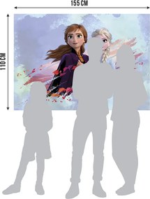 Dětská vliesová fototapeta na zed' Ledové Království Sestry, Disney | 155 x 110 cm | DFTDNM 5263