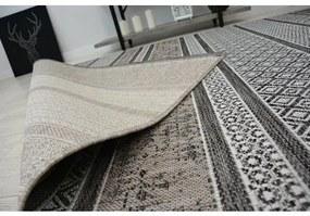 koberec SISAL LOFT 21118 BOHO slonová kost/stříbrný/šedá velikost 140x200 cm | krásné koberce cz