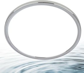 LED svítidlo BRILONER Pulap průměr 29,3cm 18W IP54 neutrální bílá chrom 3872018
