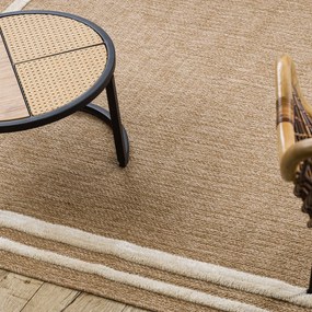 Dywany Łuszczów, Kusový koberec Spark 0687A beige/cream, 80x150, béžová, chodba / předsíň