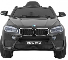 Ramiz Dětské elektrické autíčko BMW X6M lakované - černé SUV + dálkové ovládání