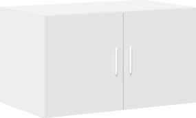 Úzká úložná bílá 70 x 42,5 x 225 cm kompozitní dřevo 3281315