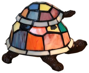 Stolní lampa Tiffany Turtles – 22x18x16 cm