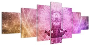 Obraz - Meditační aura (210x100 cm)