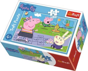 TREFL PUZZLE Prasátko Peppa Pig U rybníka mini 20x13cm 54 dílků 4 druhy tr154169