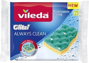 Vileda Viskozní houba Glitzi Always Clean 2 ks