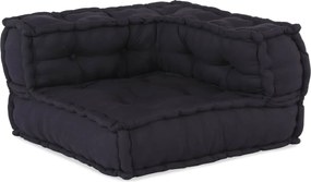 Modulová pohovka Textil Antracitová 210 x 140 x 56 cm 3315068